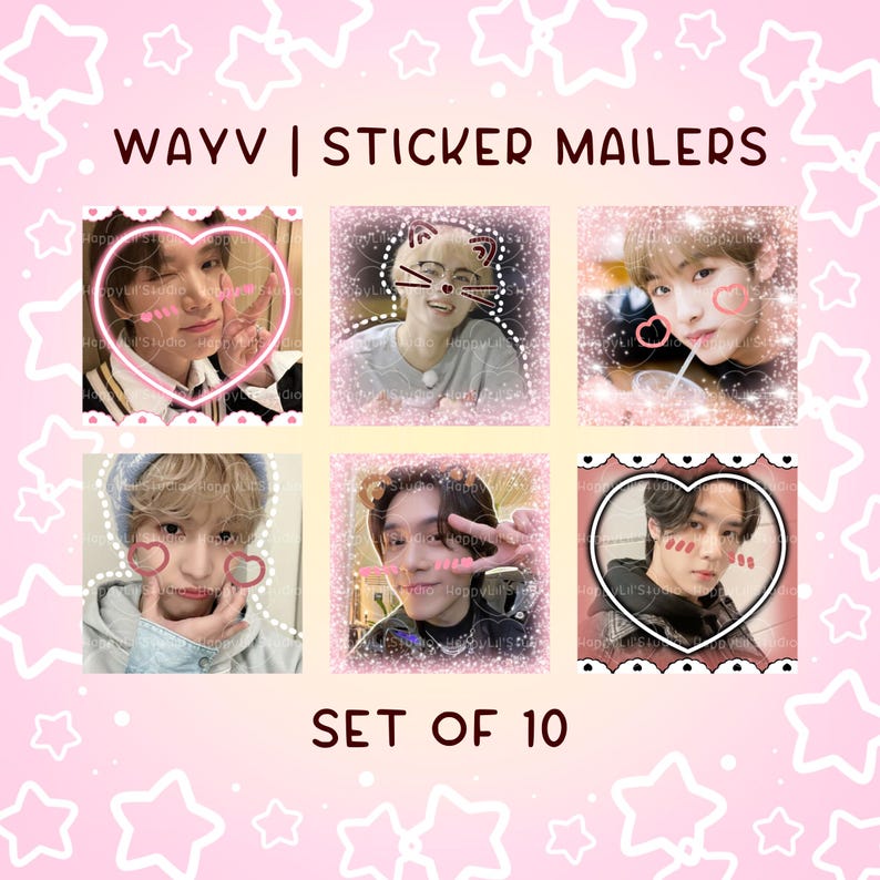 WAYV | Kpop Mail Stickers | Happy Mail Stickers | Kpop Stickers | Kpop ...