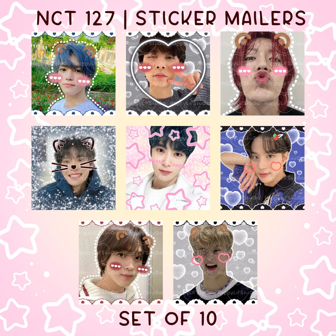 NCT 127 | Kpop Mail Stickers | Happy Mail Stickers | Kpop Stickers ...