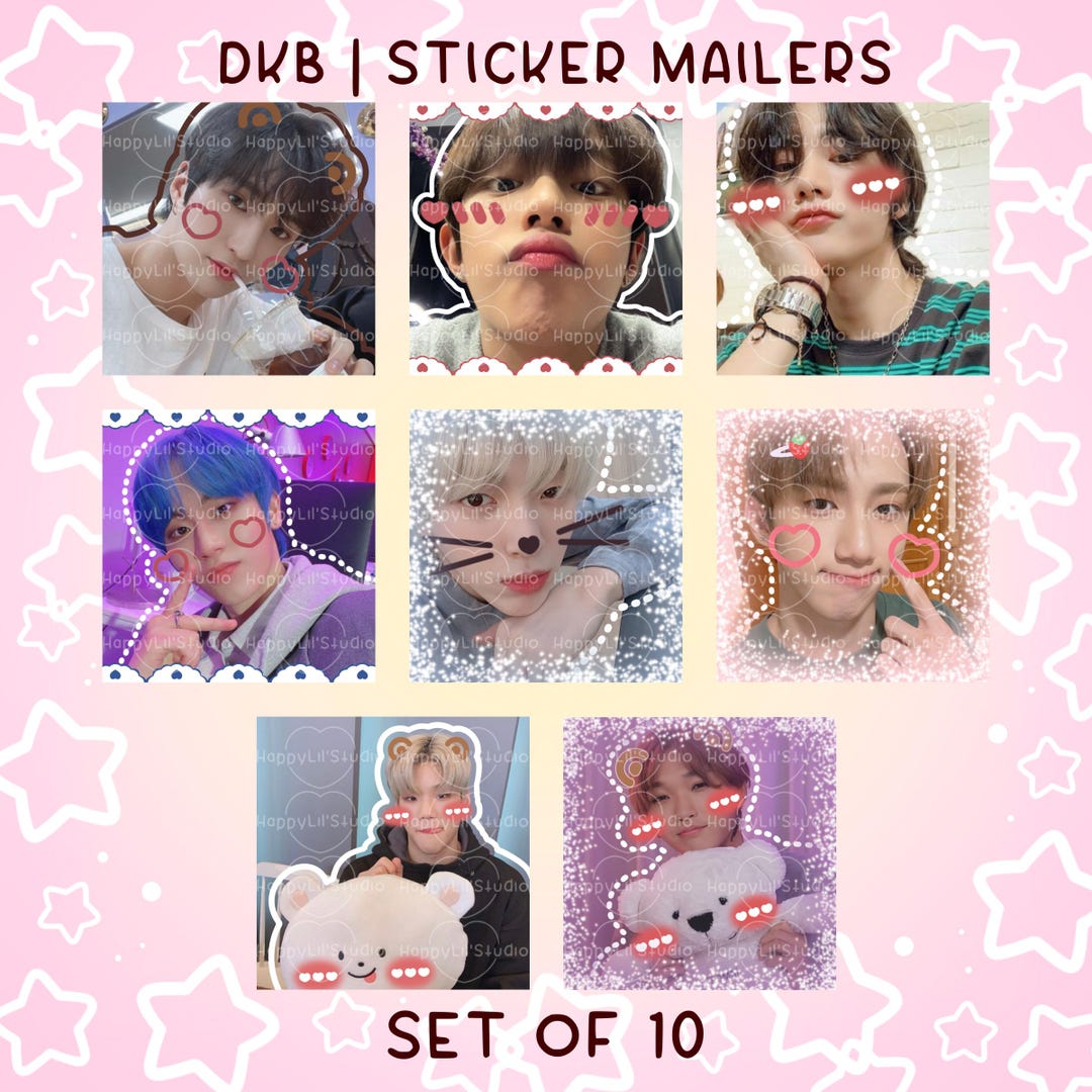 DKB | Kpop Mail Stickers | Happy Mail Stickers | Kpop Stickers | Kpop ...