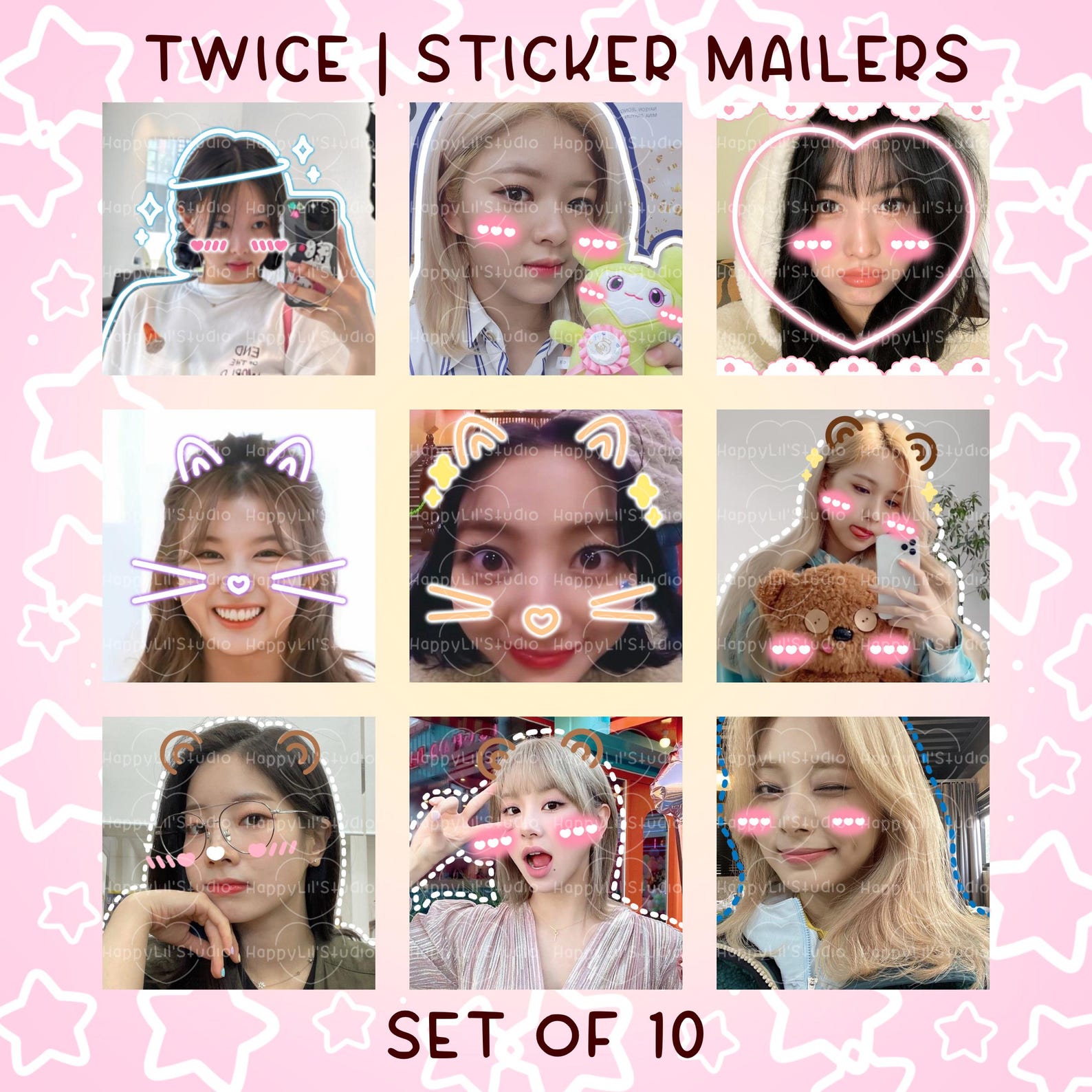 TWICE | Kpop Mail Stickers | Happy Mail Stickers | Kpop Stickers | Kpop ...