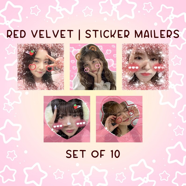 RED VELVET | Kpop Mail Stickers | Happy Mail Stickers | Kpop Stickers ...
