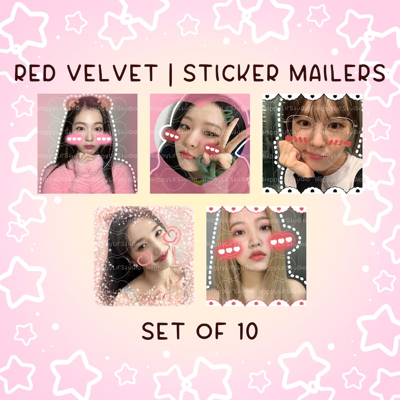 RED VELVET | Kpop Mail Stickers | Happy Mail Stickers | Kpop Stickers ...