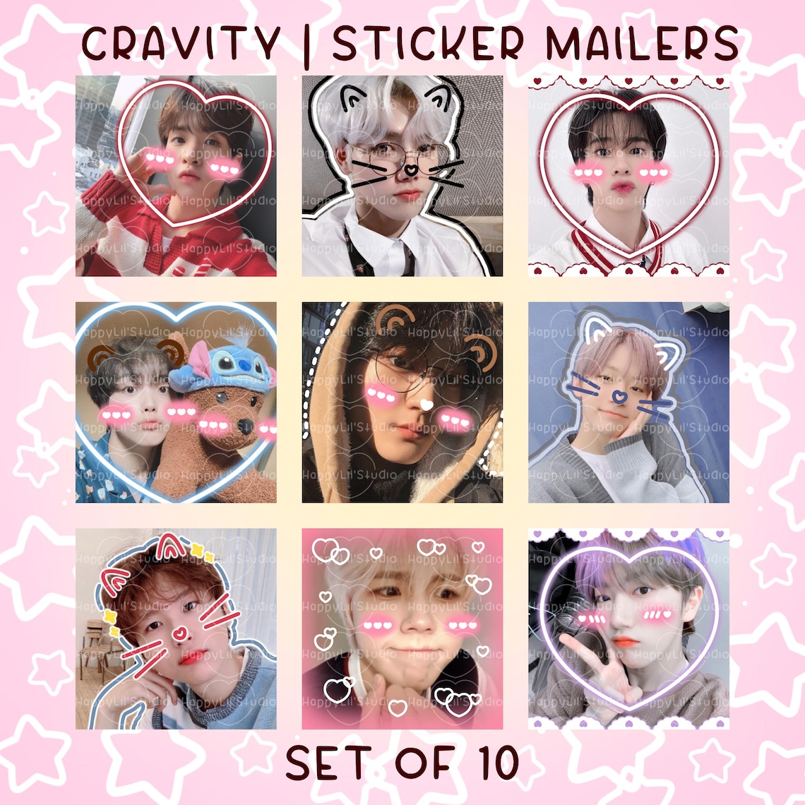 CRAVITY | Kpop Mail Stickers | Happy Mail Stickers | Kpop Stickers ...