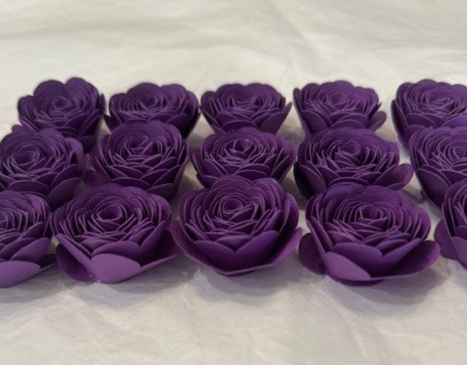 Purple Paper Roses Purple Paper Flowers - Etsy