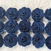 Navy Paper Roses - Navy Paper Flowers - Etsy