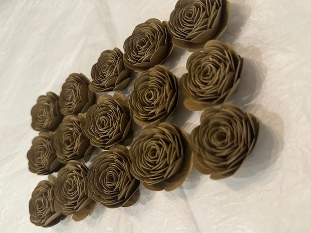 Kraft Brown Paper Roses - Kraft Brown Paper Flowers - Etsy