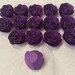 Purple Paper Roses Purple Paper Flowers - Etsy