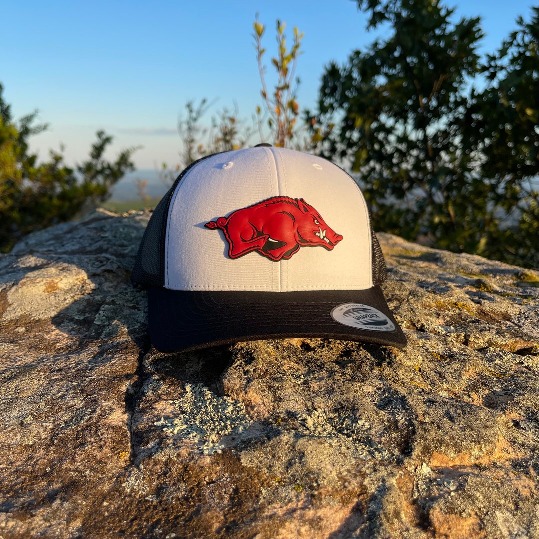 Arkansas Razorbacks Classic 3D Snapback Trucker Hat White/ - Etsy
