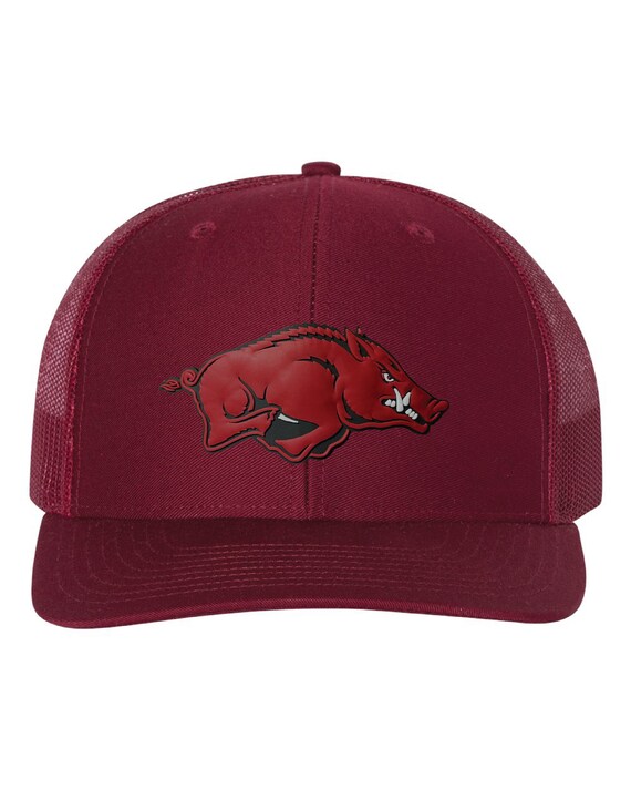Arkansas Razorbacks Classic 3D PVC Rubber Patch Hat Free - Etsy