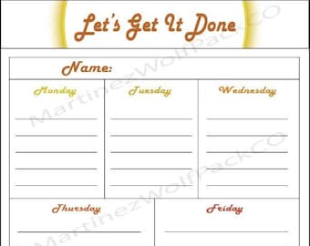 To Do Done Chart - Etsy