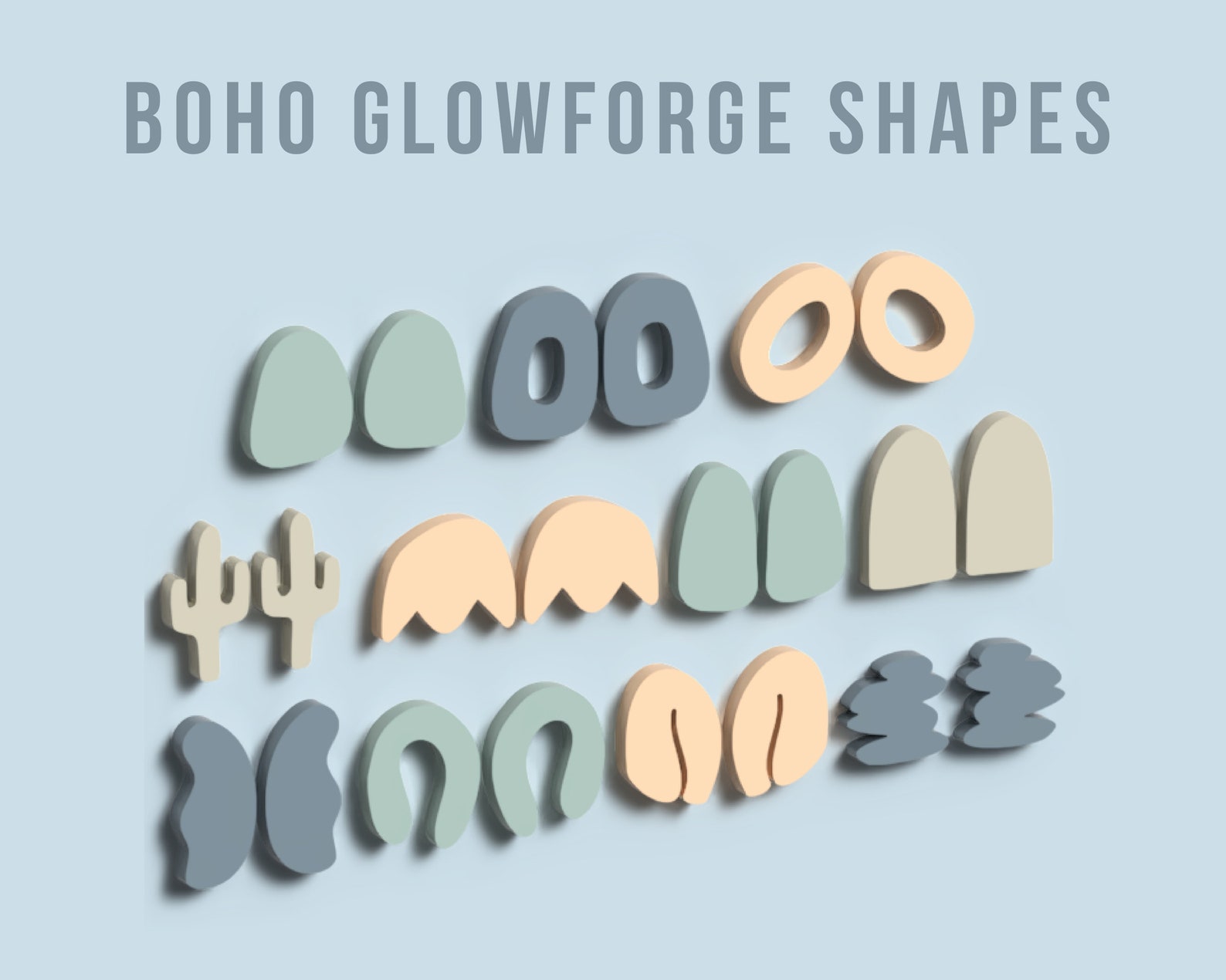 11 Boho-inspired Shapes for Glowforge | SVG and AI Files, Ideal for ...