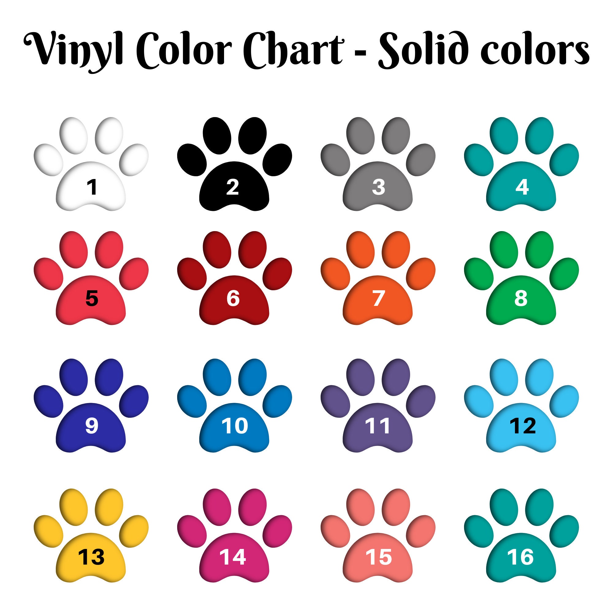 Vinyl Decal Sunflower Paw Prints Dog Lover Cat Lover - Etsy