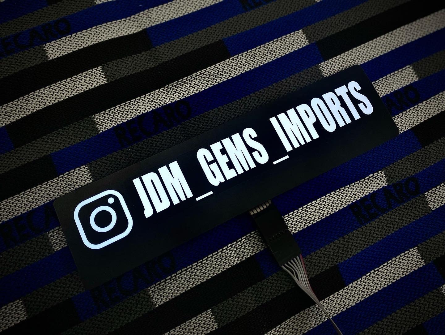 Custom Instagram LED Light up Sticker - Etsy