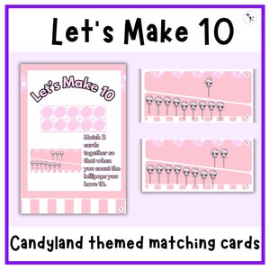 Making 10 Printable Flashcards for Kids: Candyland Classroom Theme ...
