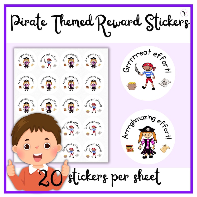 Teacher Stickers With a Pirate Theme - Etsy
