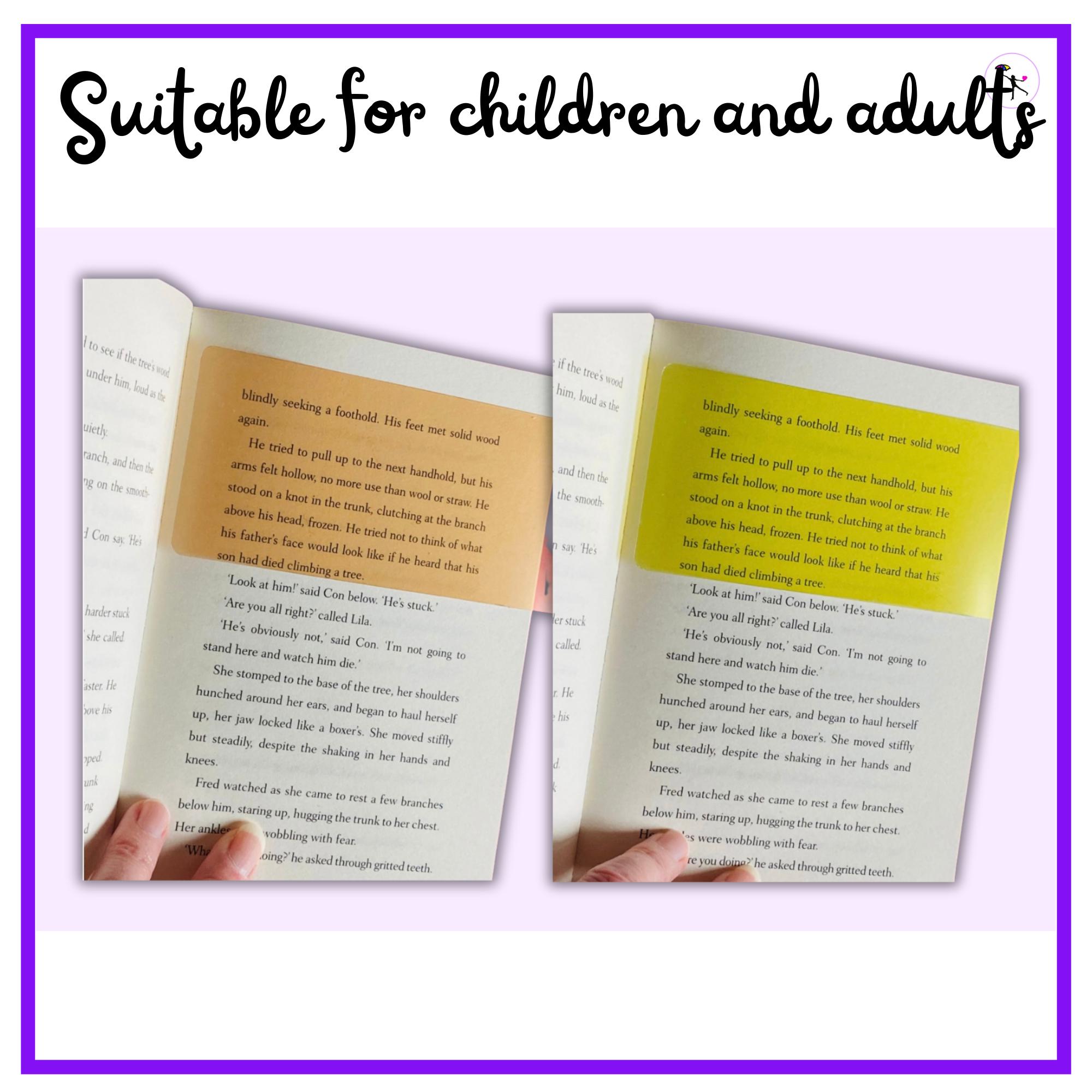 Colorful Dyslexia Reading Support Tools for Early Learning and Home ...