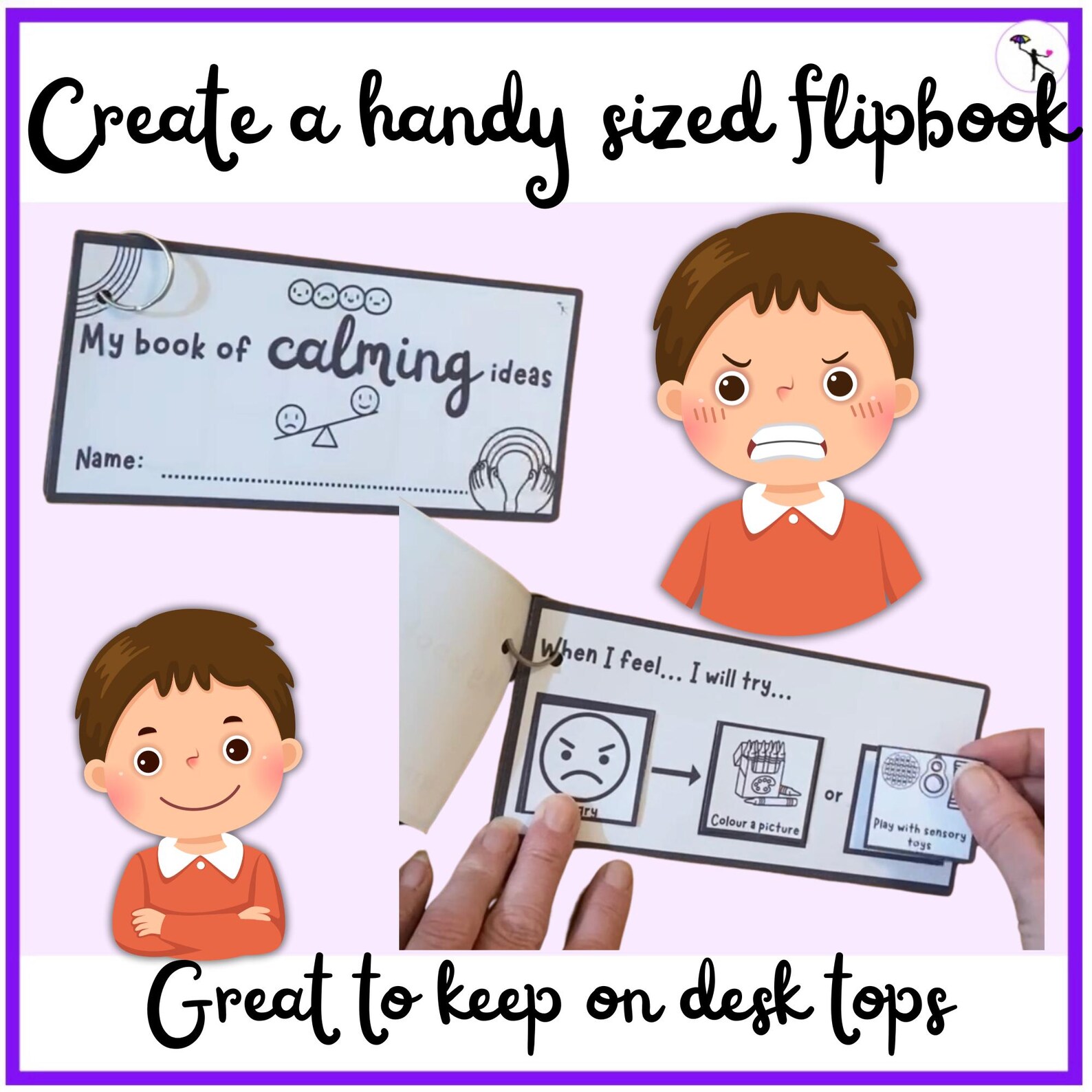 Self Regulation and Calming Strategies for Kids: Printable Resources ...