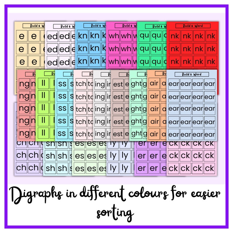 Phonics Flashcards: CVC Words; Phonics; Digraphs; EYFS; Pre K ...