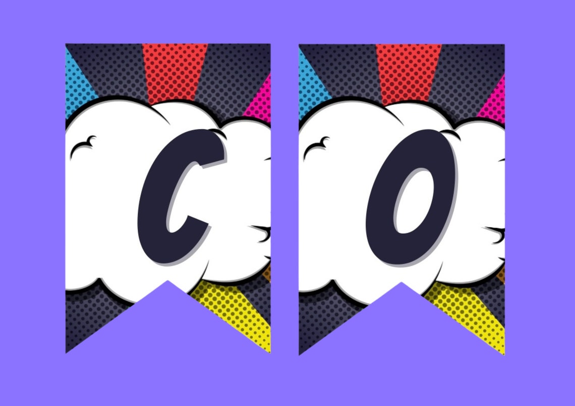 Classroom Decor: Comic Classroom Banner Classroom Labels Classroom ...