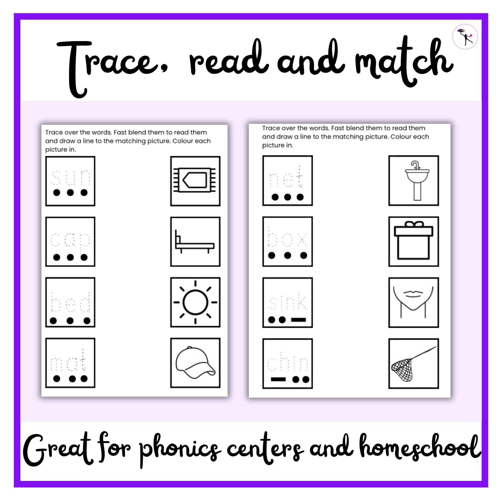 Year 1 Phonics Worksheets With Consonant Blends, Vowel Teams, CVC Words ...