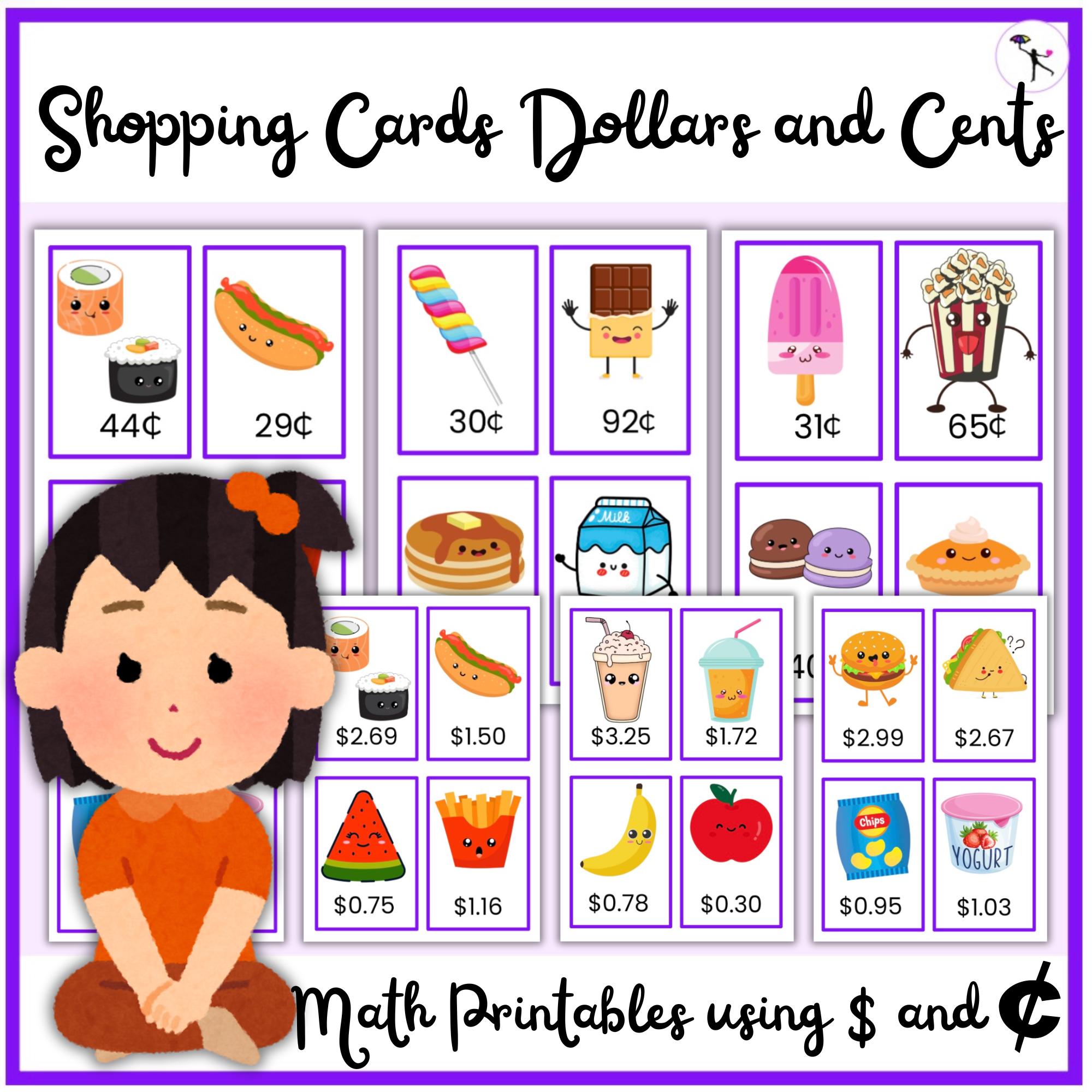 Printable Educational Money Flashcards for Kids Math Learning ...