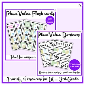 Place Value Bundle Math Printables Math Manipulatives Printable ...