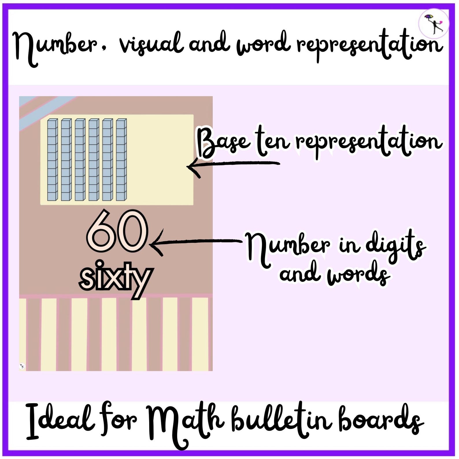Number Cards Counting in 10s: Printable Flashcards; Classroom Theme ...