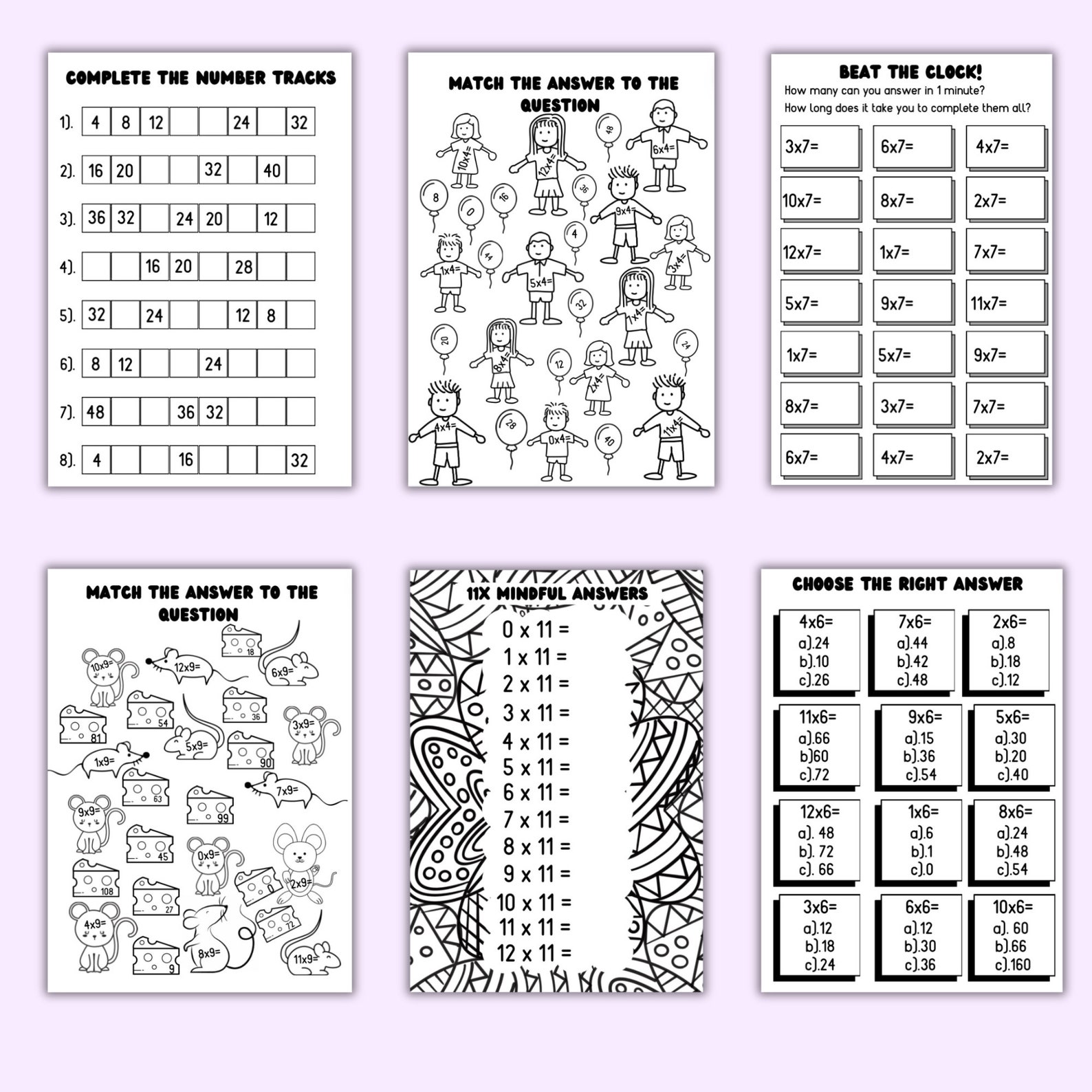 Times Tables Worksheet: Multiplication Worksheets Multiplication Table ...