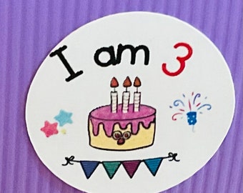 Age Stickers | Etsy UK