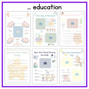 Printable Baby Memory Book:a Newborn Keepsake for Parents to Cherish ...