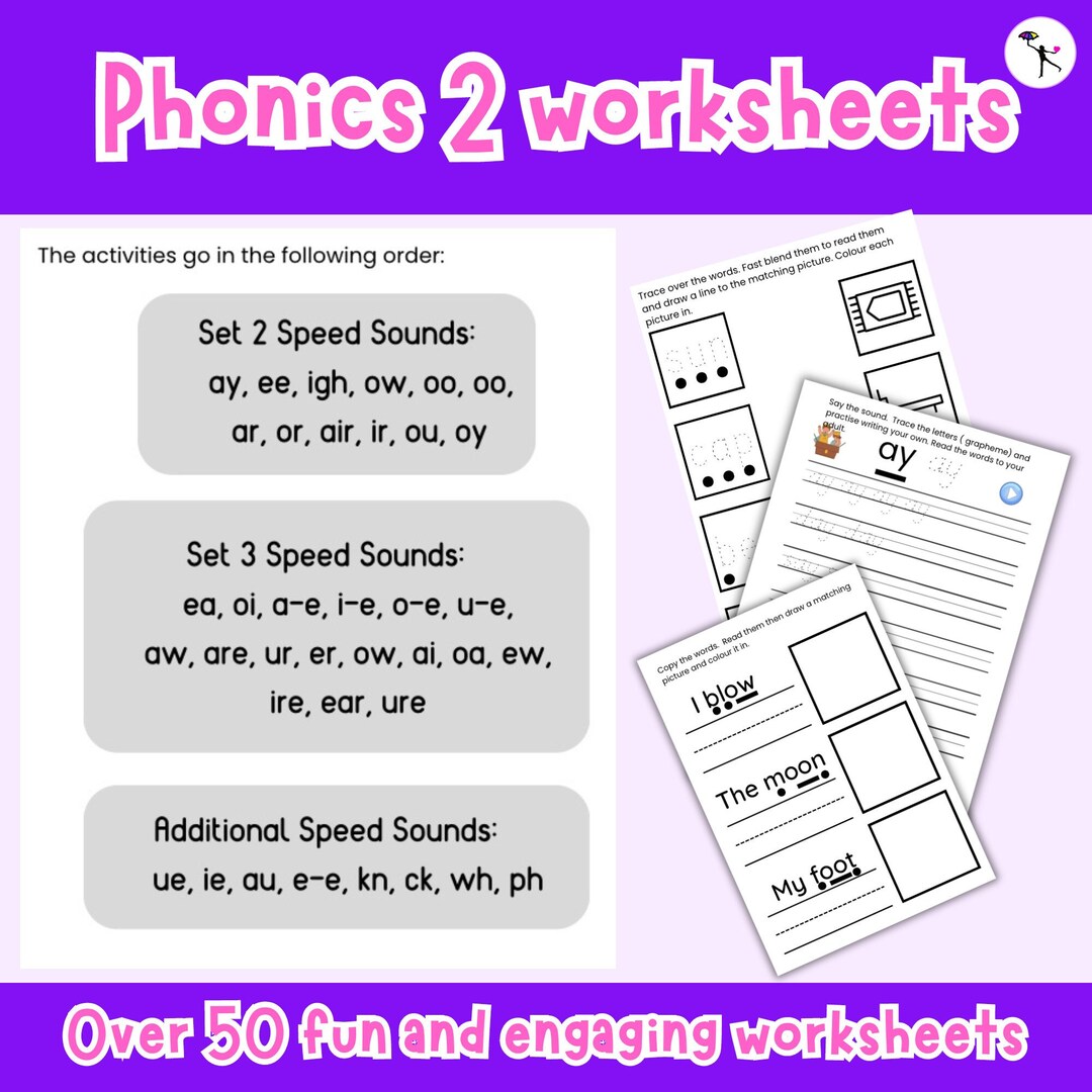 Phonics Worksheets: Consonant Blends Vowel Teams Year 1 Spelling Cvc ...