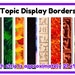 Printable Bulletin Board Borders: Classroom Decor Elementary Primary ...