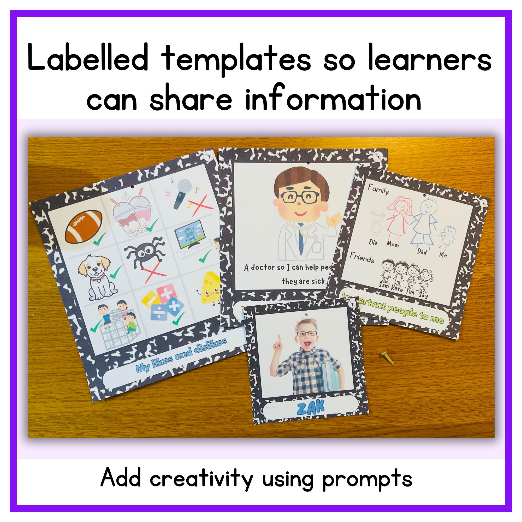 All About Me Printable Booklet for Primary and Elementary Students and ...