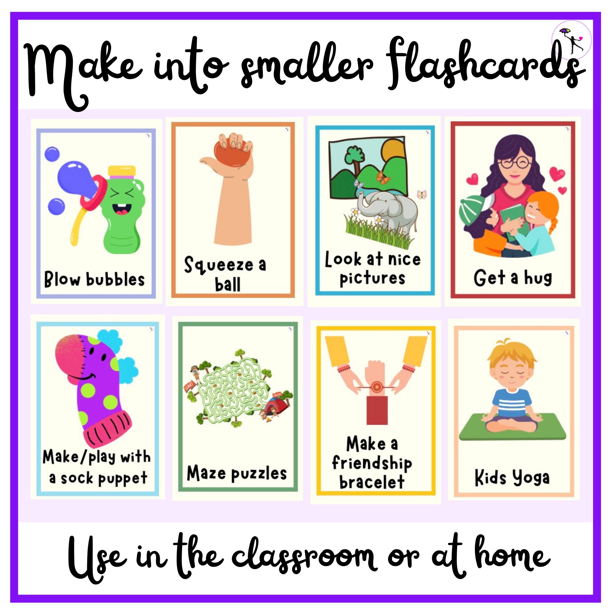 Self Regulation Flashcards: Calm Corner; Emotional Regulation; Coping ...