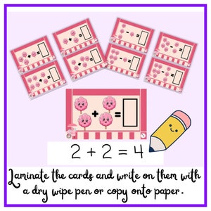 Printable Math Flashcards for Kids: Addition and Subtraction Activity ...