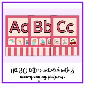 Spanish Alphabet: Printable Flashcards for Kids; Abecedario; Alfabeto ...