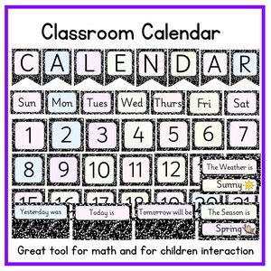 Composition Notebook Classroom Decor Bundle; Pastel Classroom Printable Canva Templates for ...