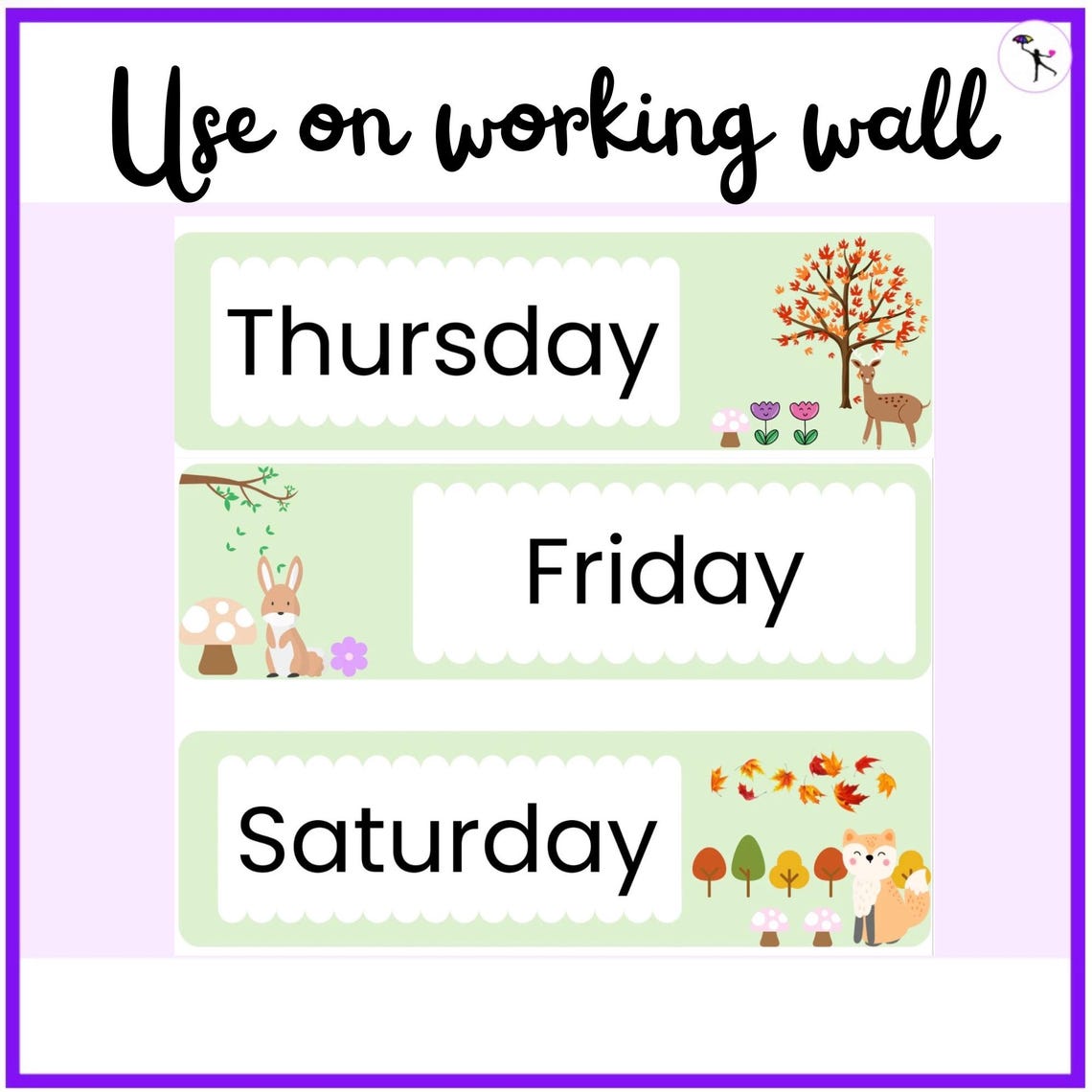 Days of the Week: Printable Flashcards; Days Labels; Classroom Decor ...
