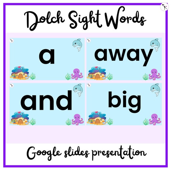 Kindergarten Sight Words Powerpoint