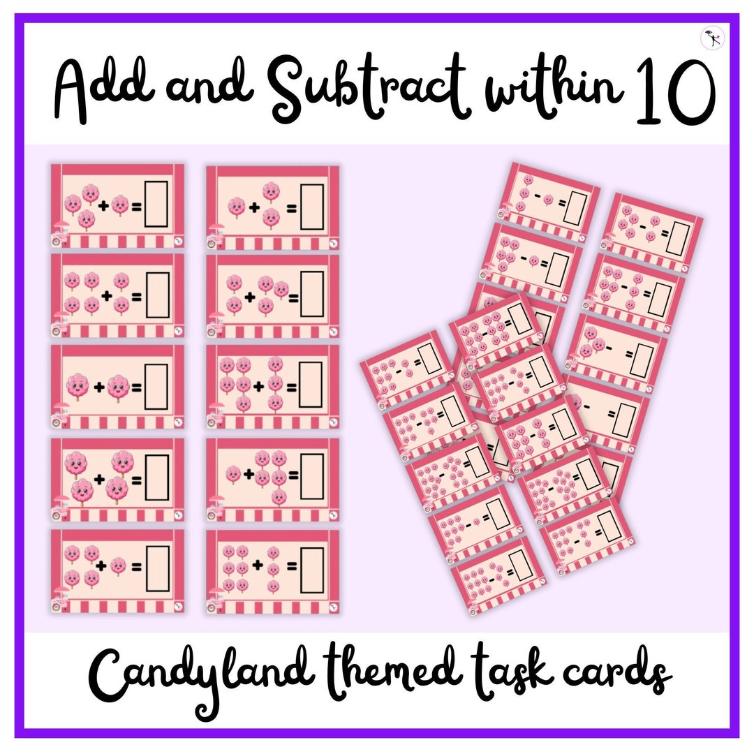 Printable Math Flashcards for Kids: Addition and Subtraction Activity ...