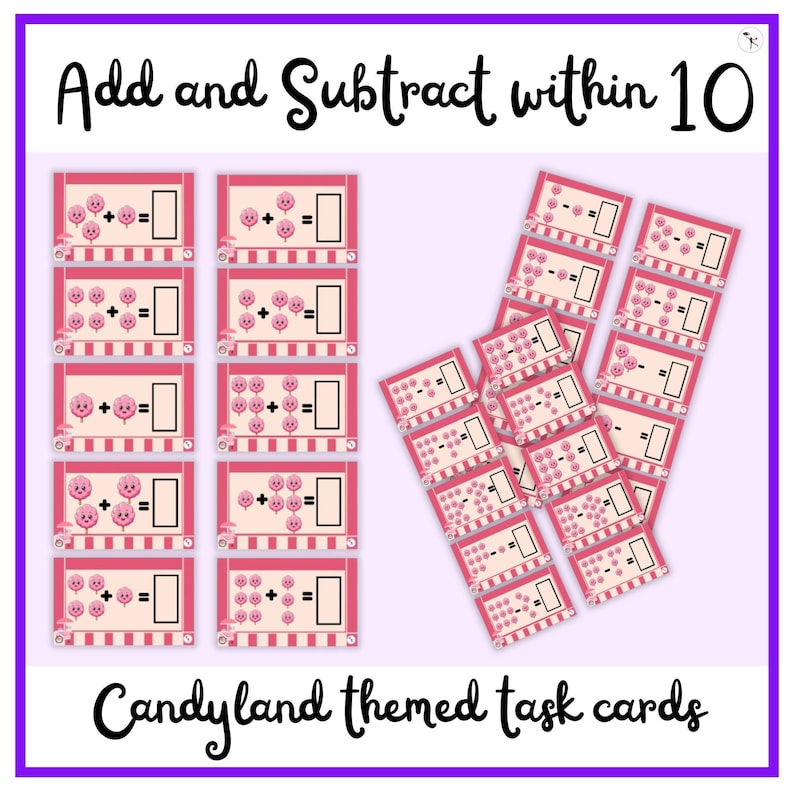 Printable Math Flashcards for Kids: Addition and Subtraction Activity ...