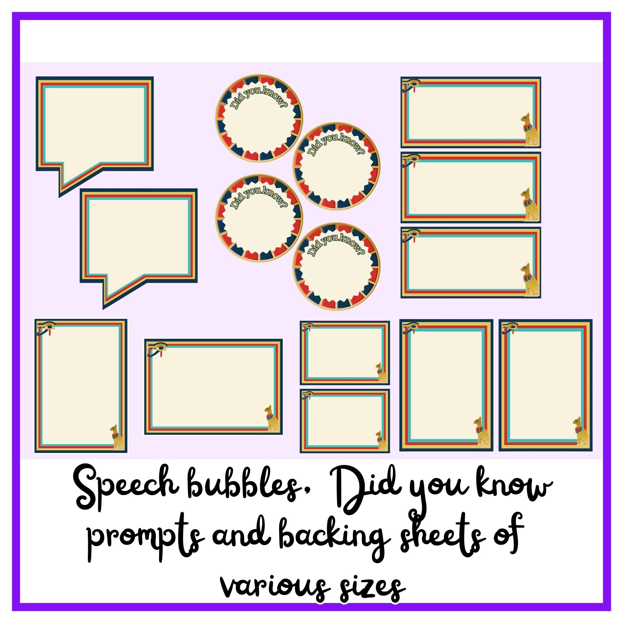 Ancient Egyptian Classroom Printables Display With Hieroglyphics ...