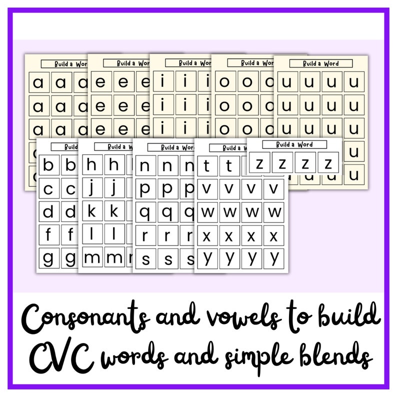 Phonics Flashcards: CVC Words; Phonics; Digraphs; EYFS; Pre K ...
