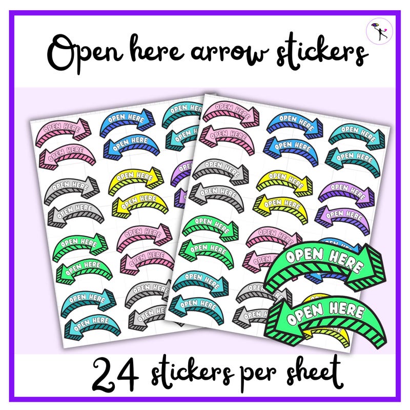 Arrow Stickers - Etsy