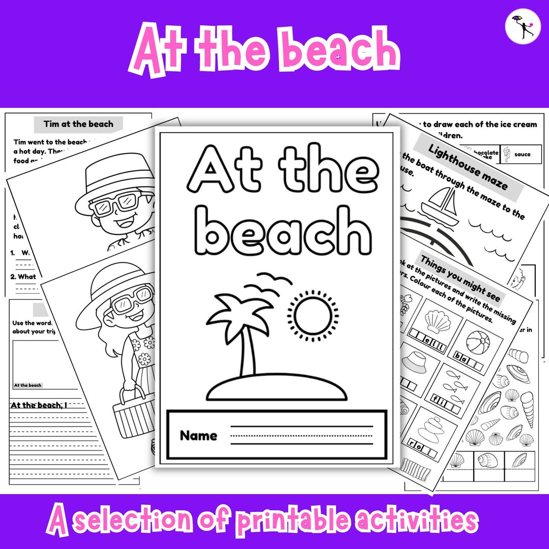 Beach Printable Activities: Beach Scavenger Hunt Summer Colouring Pages ...