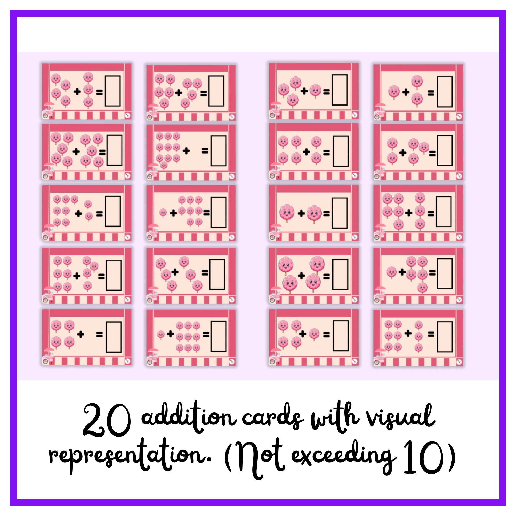 Printable Math Flashcards for Kids: Addition and Subtraction Activity ...