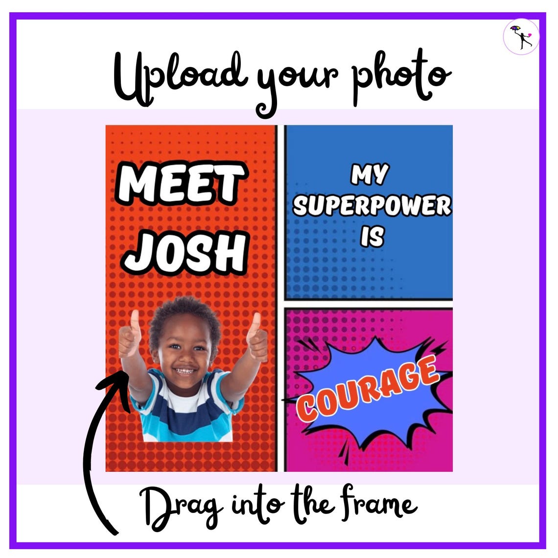 Superhero Classroom Display and Photo Template for Bulletin Board Decor ...