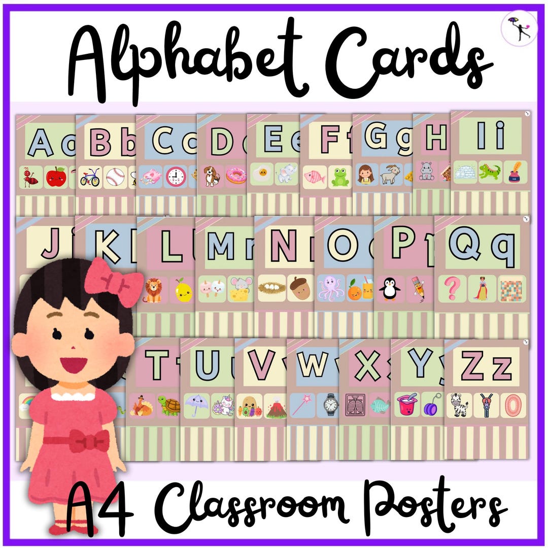 ABC Flashcards: Alphabet Pack; Elementary Classroom; Printable ...