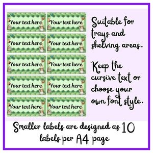 Jungle Themed Classroom Labels: Printable Labels; Classroom Labels ...