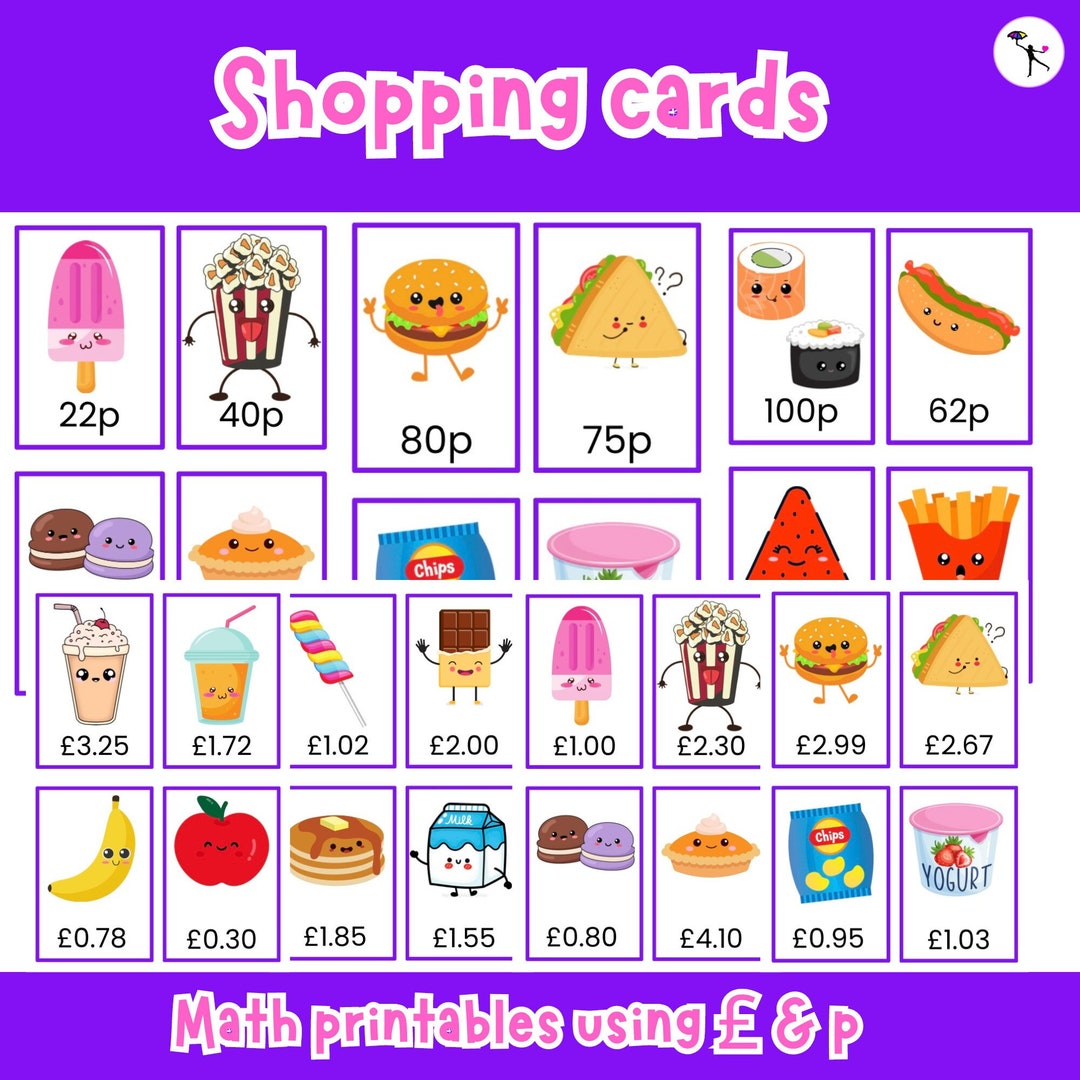 Learning Money: Math Printable Printable Flashcards for Kids Money ...